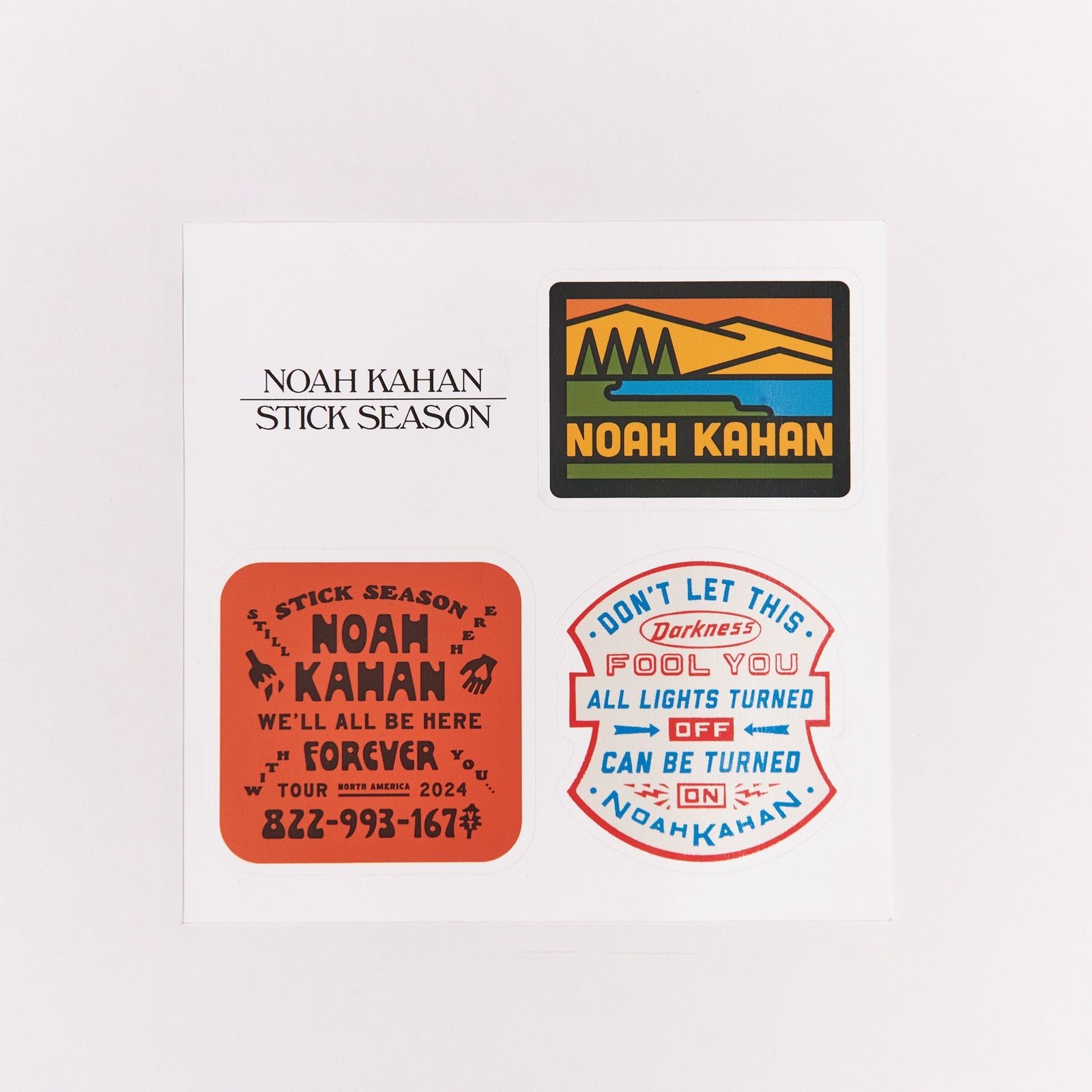 3 Sticker Set - Noah Kahan